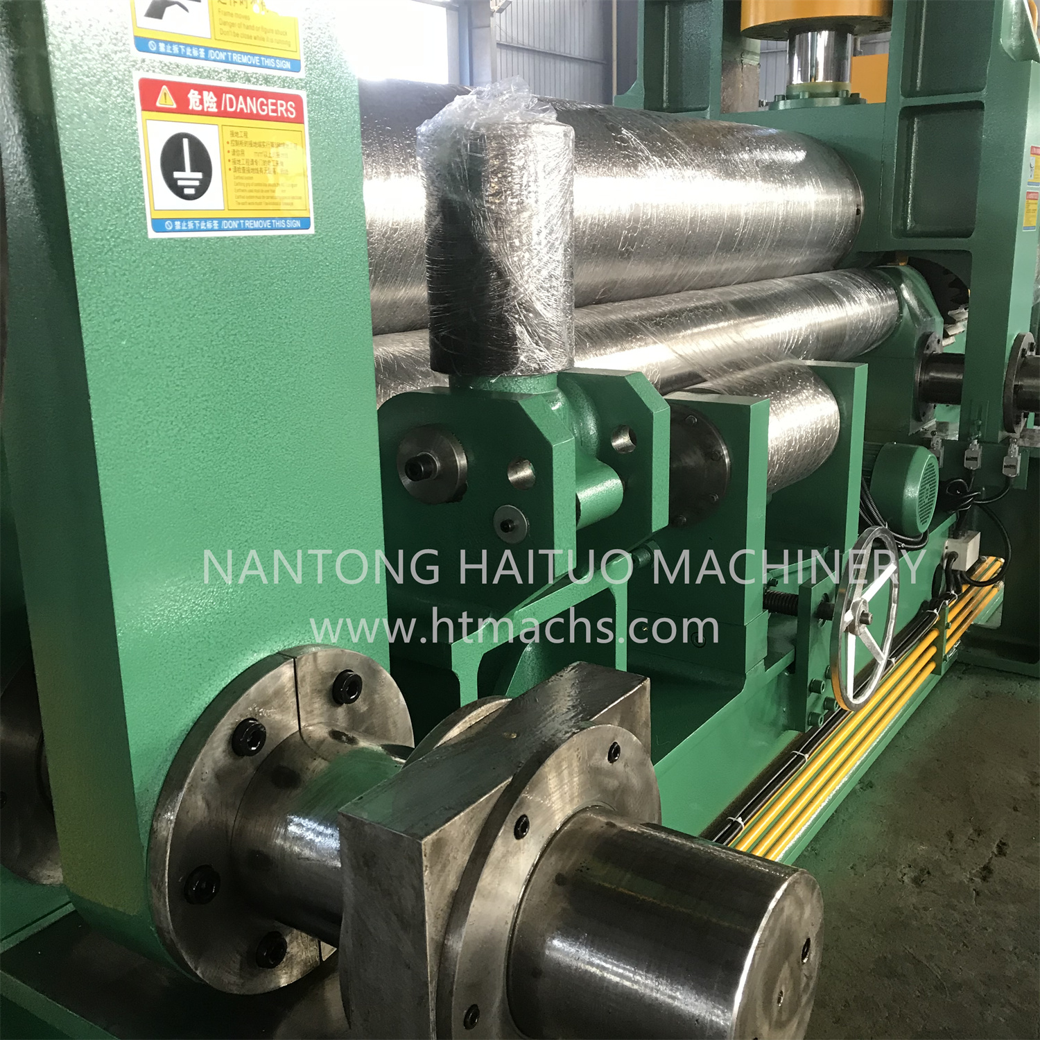 Hydraulic 3 Roller Aluminum Plate Bending Machine from China ...